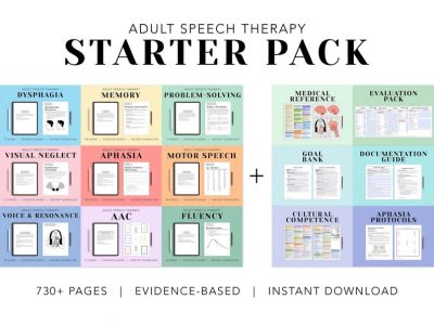 Aphasia - THE ADULT SPEECH THERAPY WORKBOOK