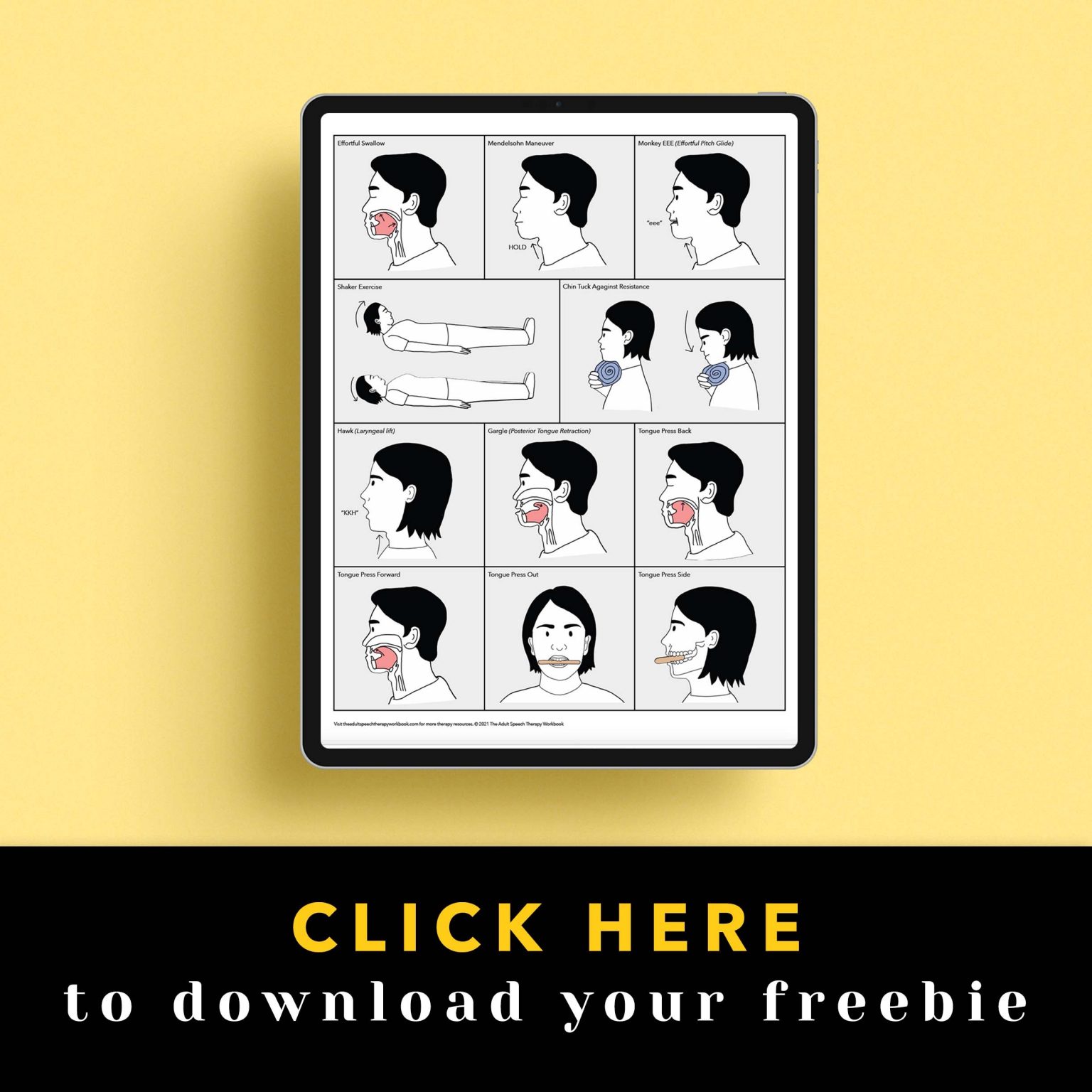 Swallowing Exercises Handout and 21 Compensatory Strategies – ADULT ...