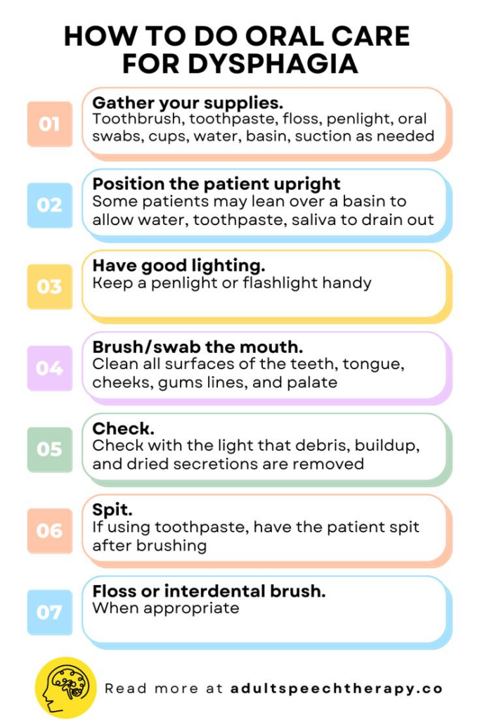 The 7 Steps Of Oral Care For Dysphagia