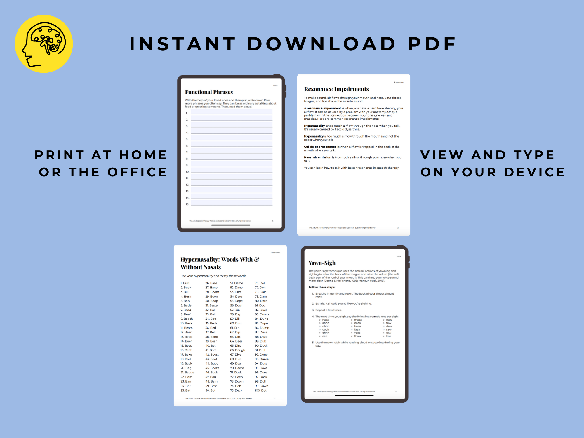 Voice Therapy Exercises For A Home Discharge Program (with A FREE PDF)