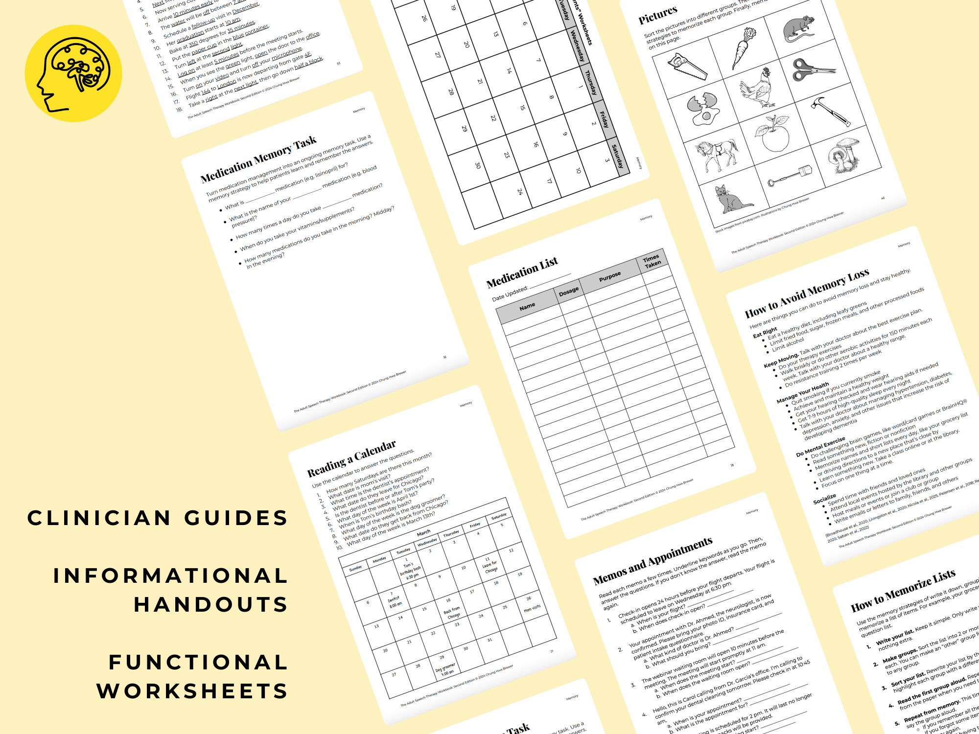 Functional Cognitive Communication Activities For Speech Therapy ...