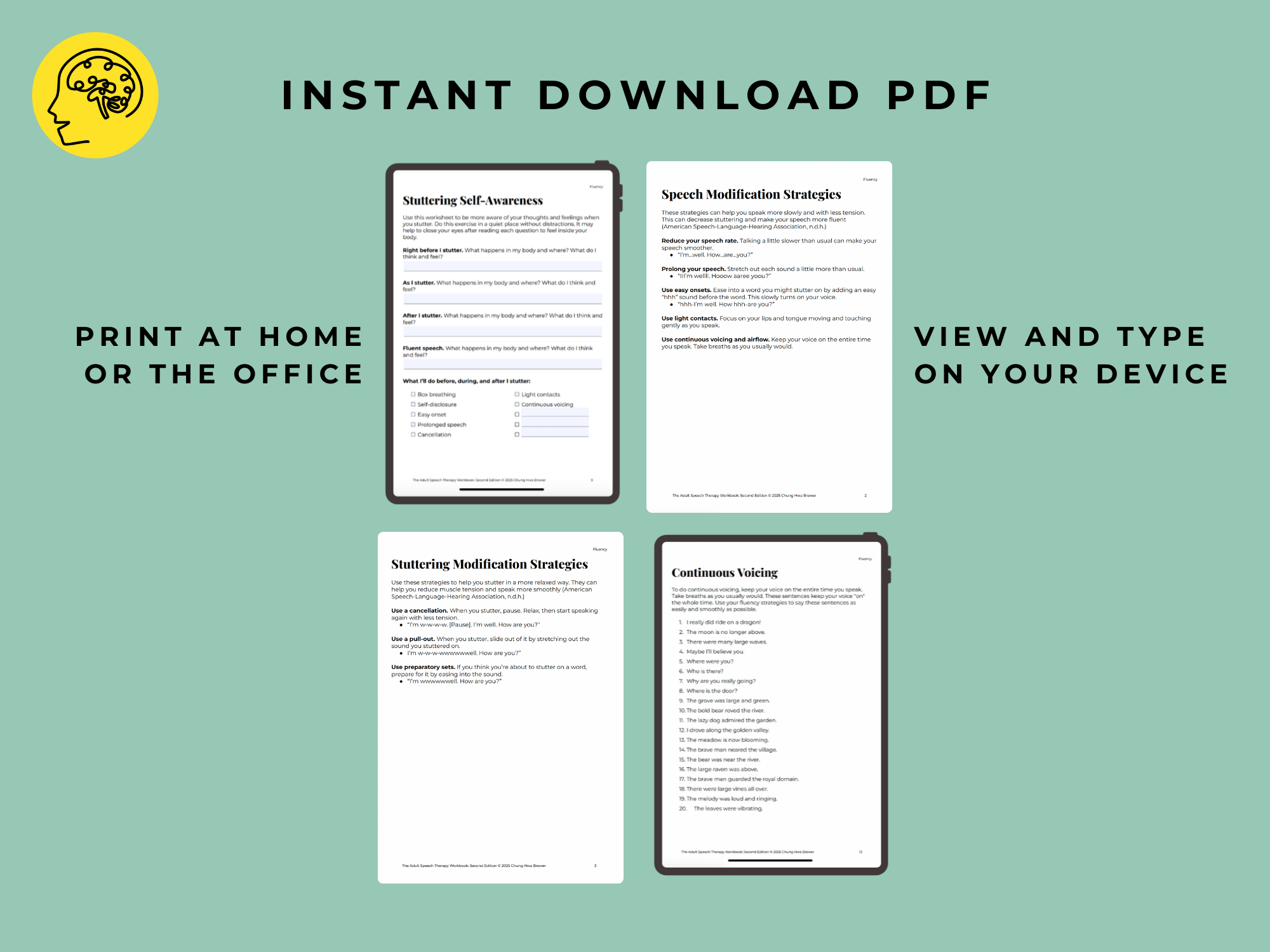 Cluttering Assessment & Treatment Plus Stuttering Comparison Chart